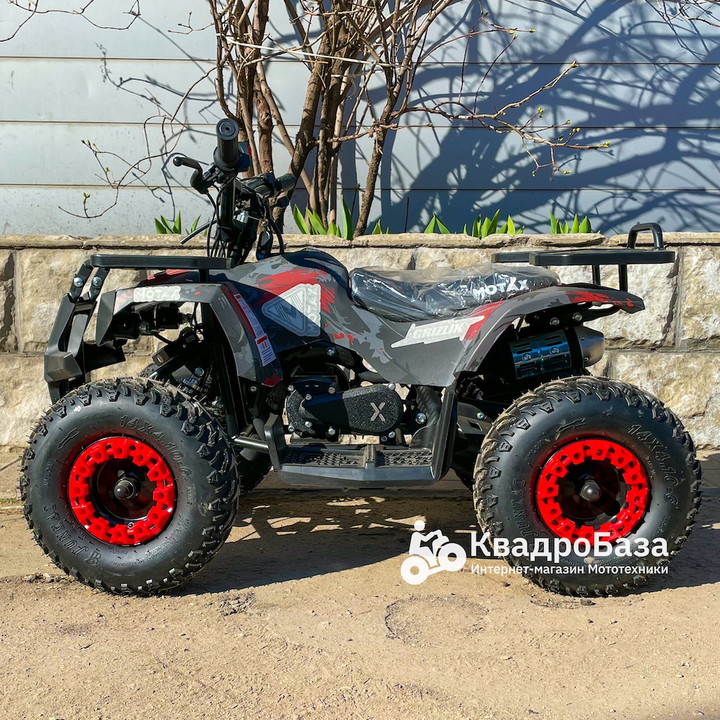 Детский бензиновый квадроцикл Motax Grizlik X-16 ES BW - купить с ...