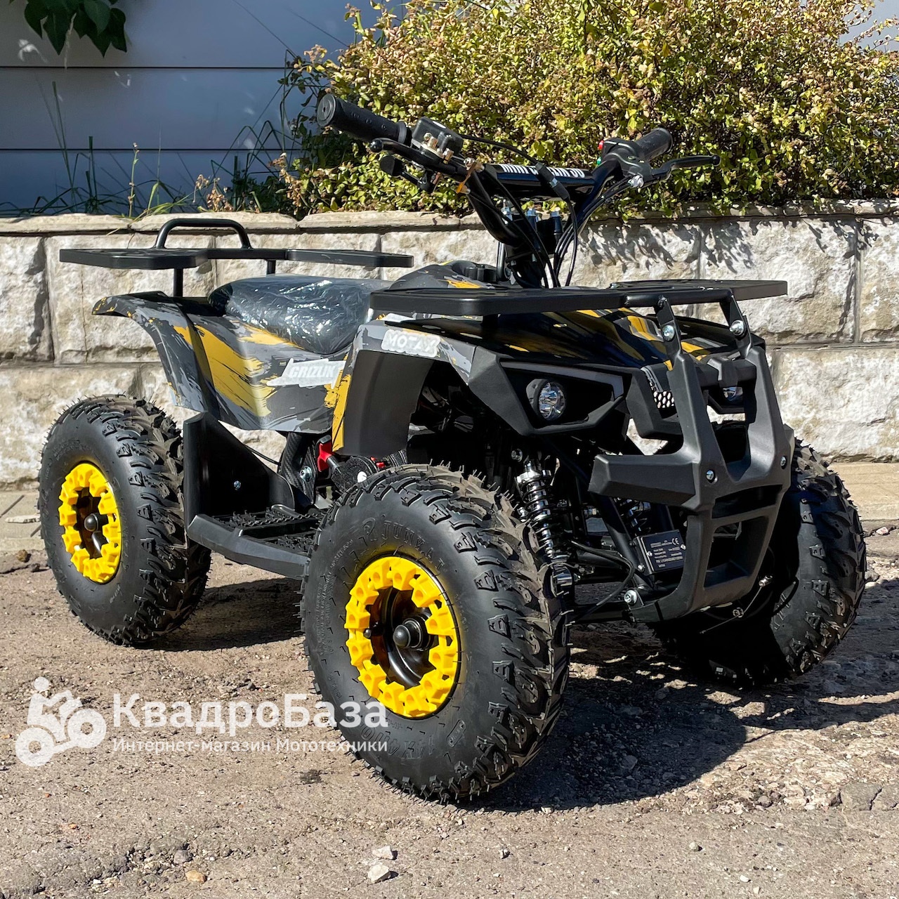 Детский бензиновый квадроцикл Motax Grizlik X-16 ES BW - купить с ...