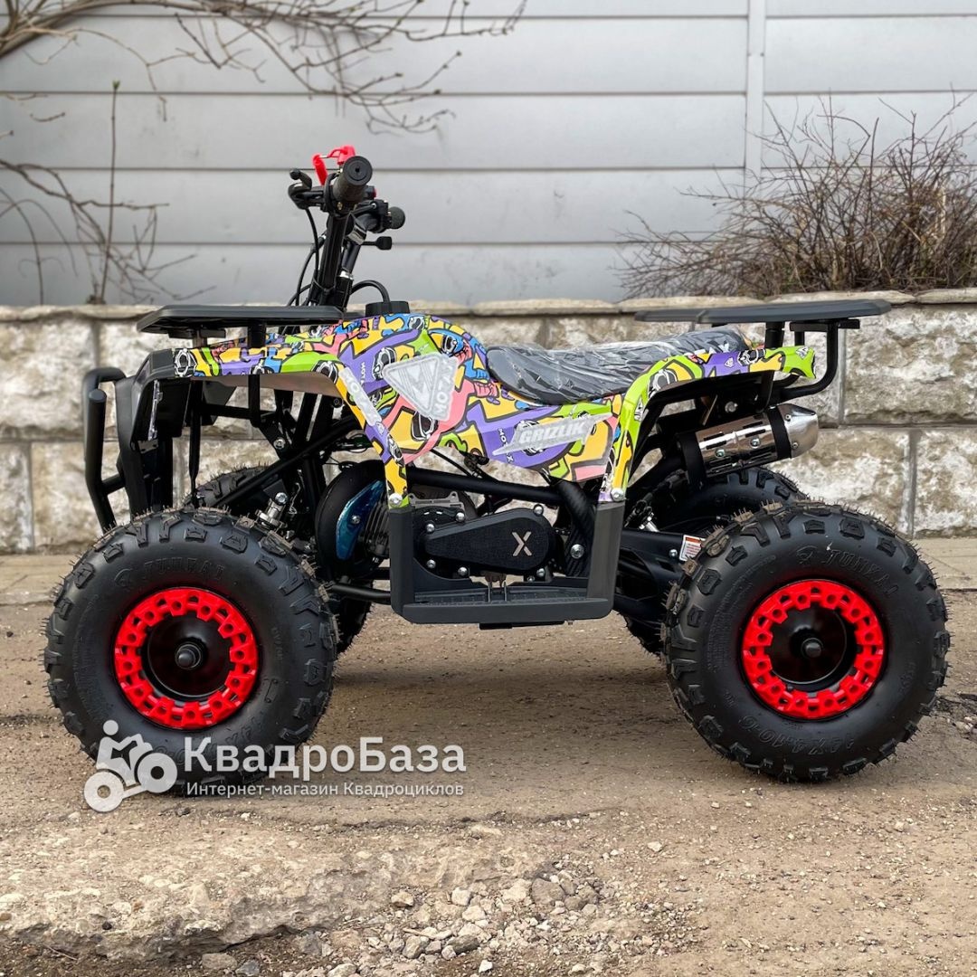 Детский бензиновый квадроцикл Motax GRIZLIK MIDI PS BW - купить с ...